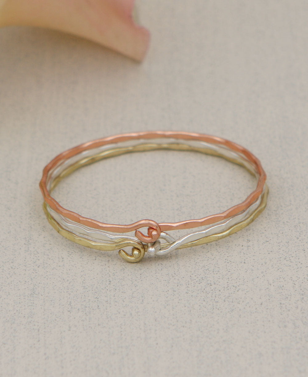 Fair Trade Interlock Bangle Bracelets, Set of 3 – Cultural Elements