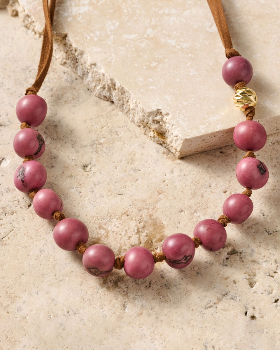 Knotted Acai Seed Necklace – Cultural Elements