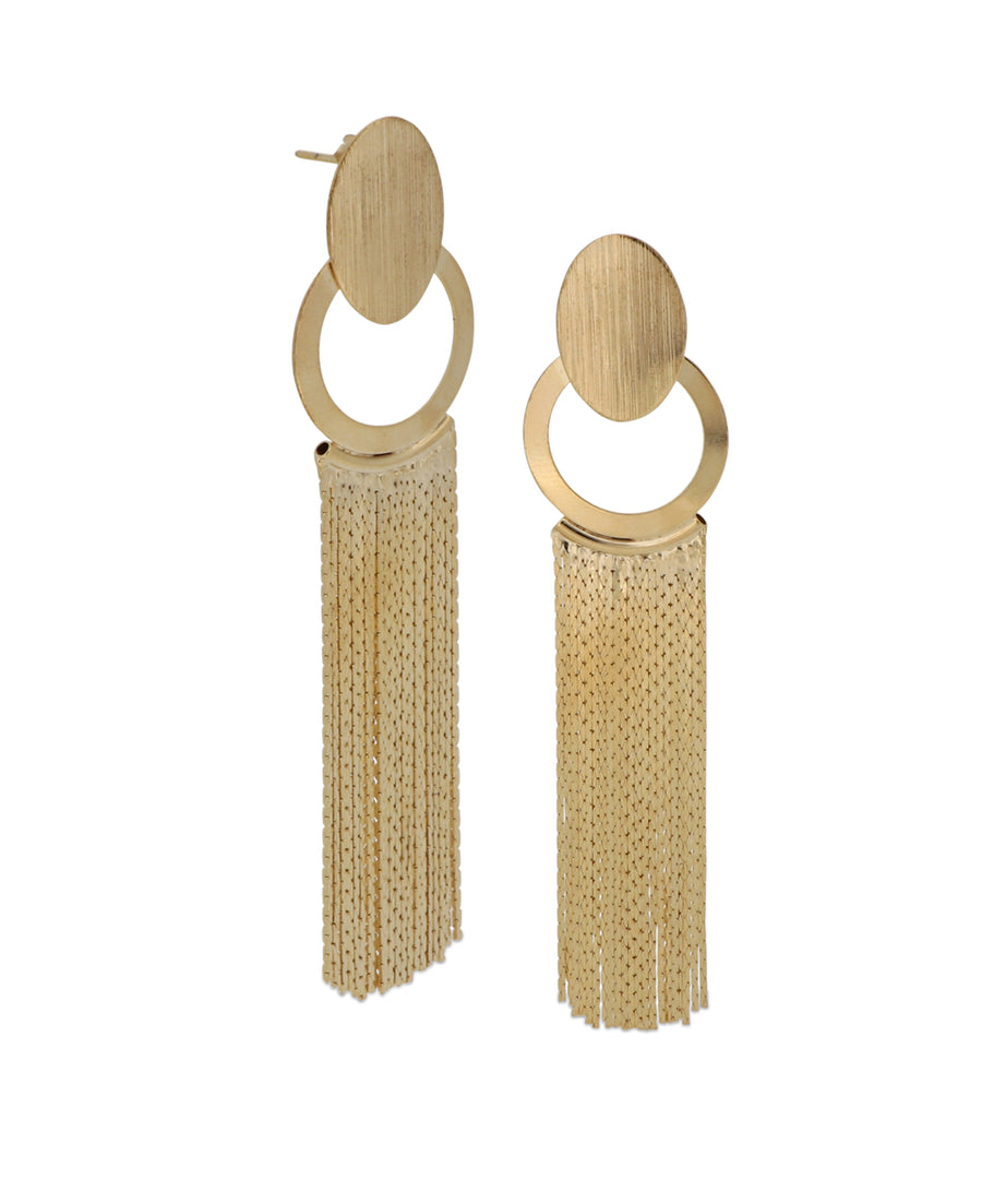 Captivating Waterfall Dangle Earrings with 20 Chains – Cultural Elements
