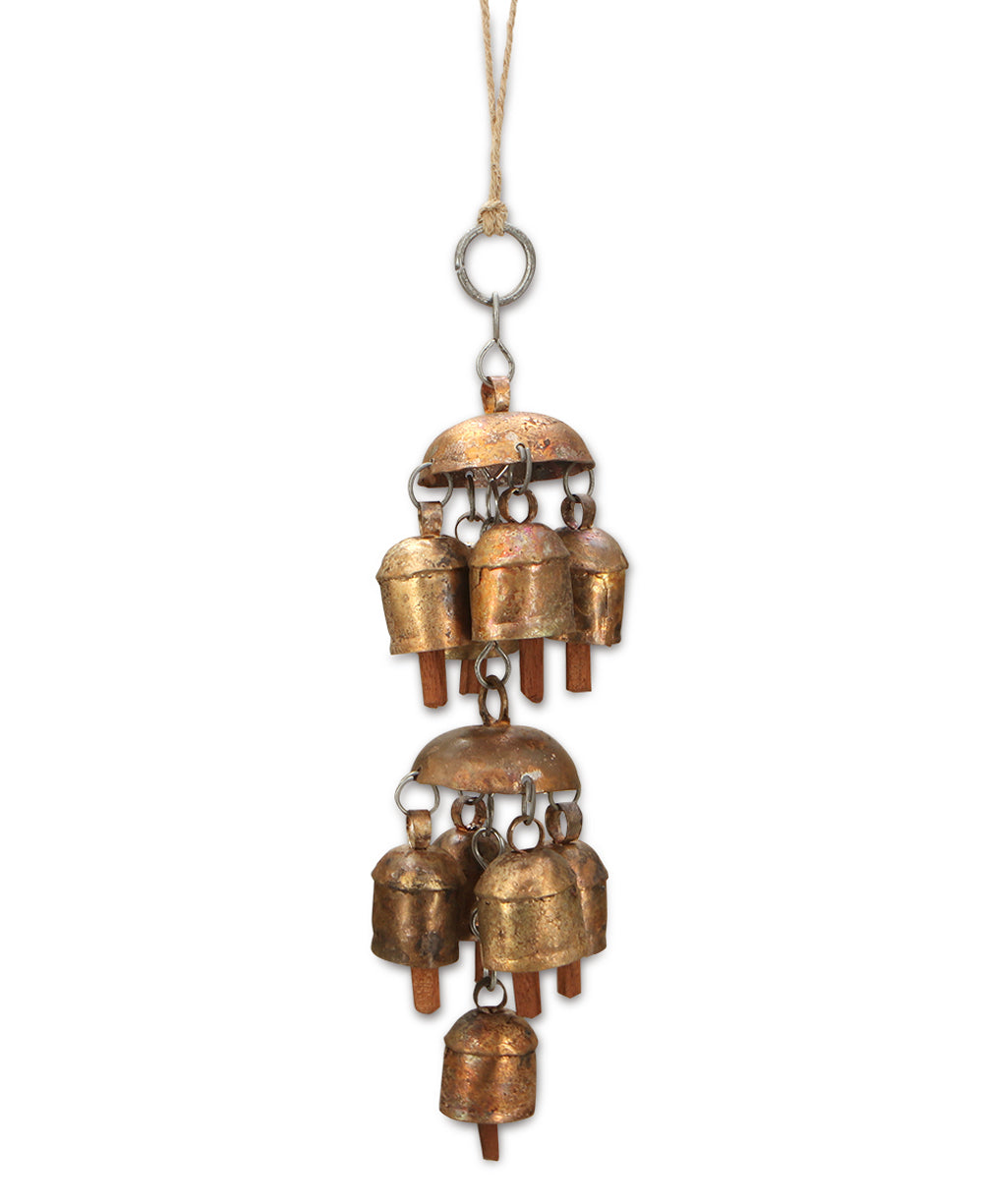 Traditional Double Layered Bell Hanging Chime – Cultural Elements