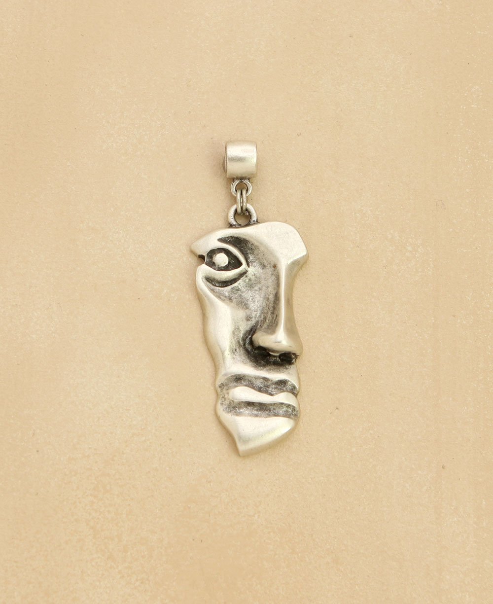 Handcrafted Fragmented Face Pendant, Turkey – Cultural Elements