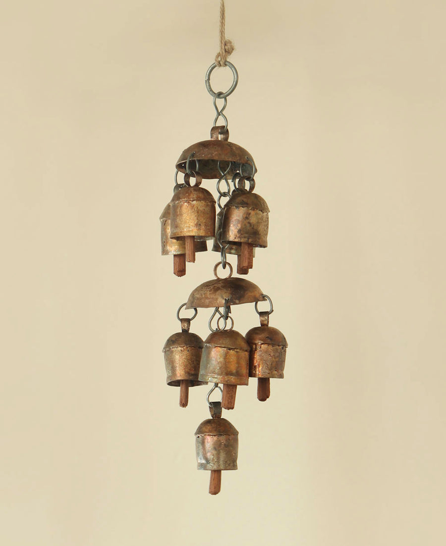 Traditional Double Layered Bell Hanging Chime – Cultural Elements